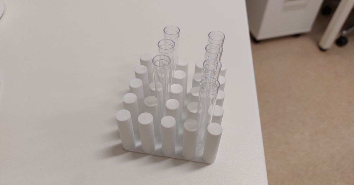 FACS tube rack by Šárka Vaníková | Download free STL model | Printables.com
