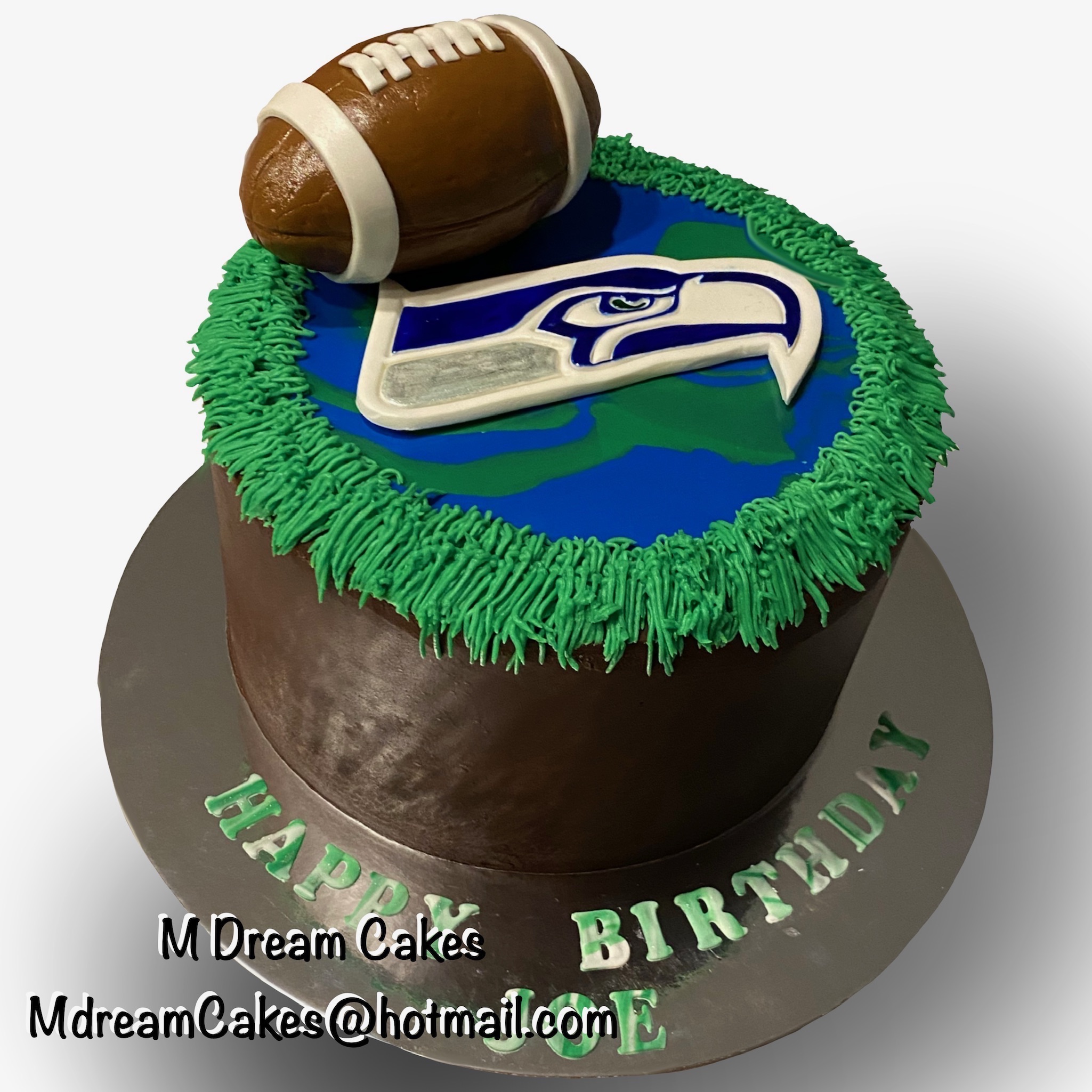 Seahawks cake topper by Deon | Download free STL model | Printables.com