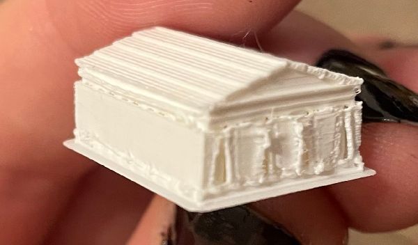 Greek Temple Token by MadMatt | Download free STL model | Printables.com