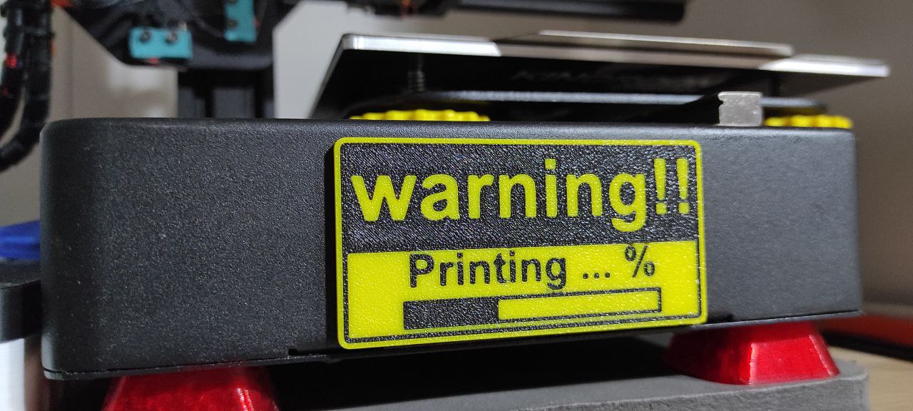Warning!! by Carlos_3_D | Download free STL model | Printables.com