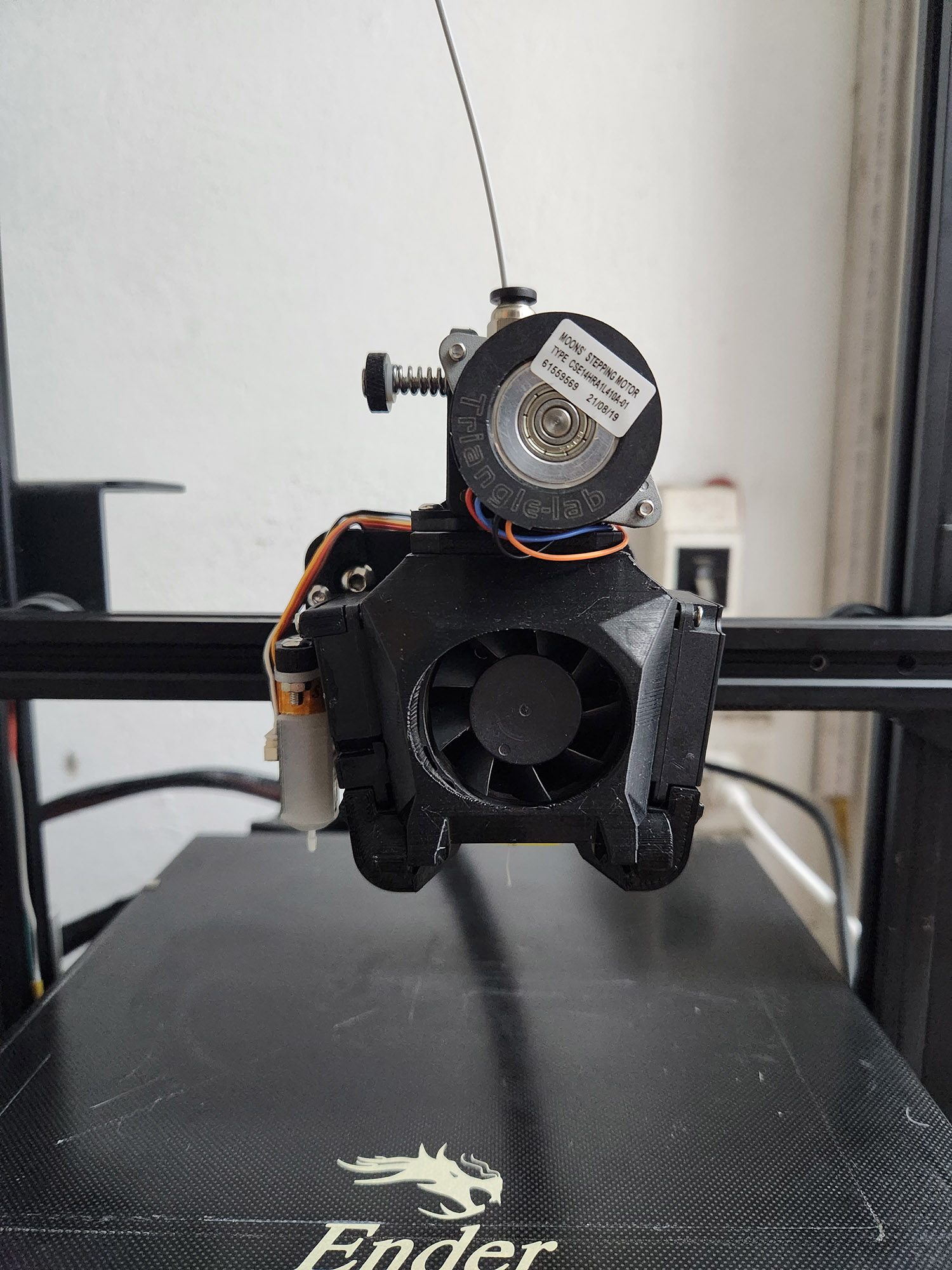 Dual Fan duct 4010 for Ender 3v2 with Orbiter v1.5 and BLTouch (Ender7 style) by Cloud 7 ...