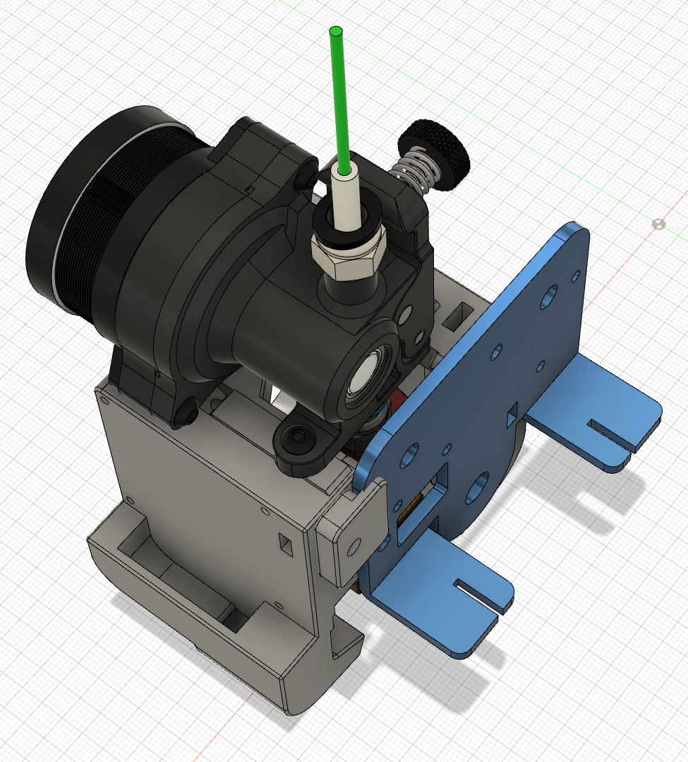 Mini Satsana Dual Fan 4010 for Ender 3v2 with Orbiter v1.5 by Cloud 7 ...