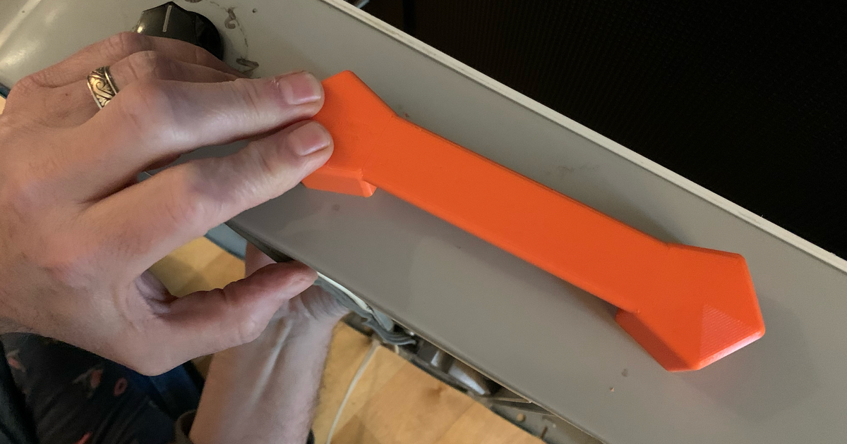 Box Fan Handle by ducksauz | Download free STL model | Printables.com