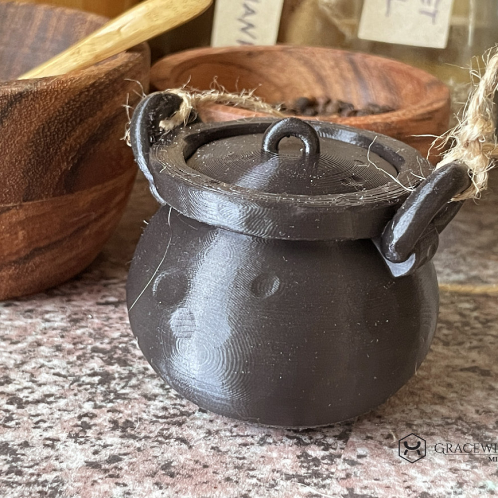 Cauldron Spice Jar by Gracewindale | Download free STL model ...