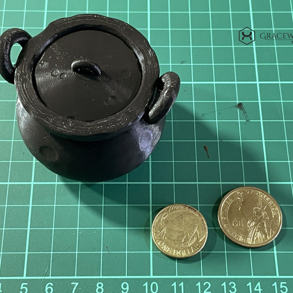 Cauldron Spice Jar by Gracewindale | Download free STL model ...