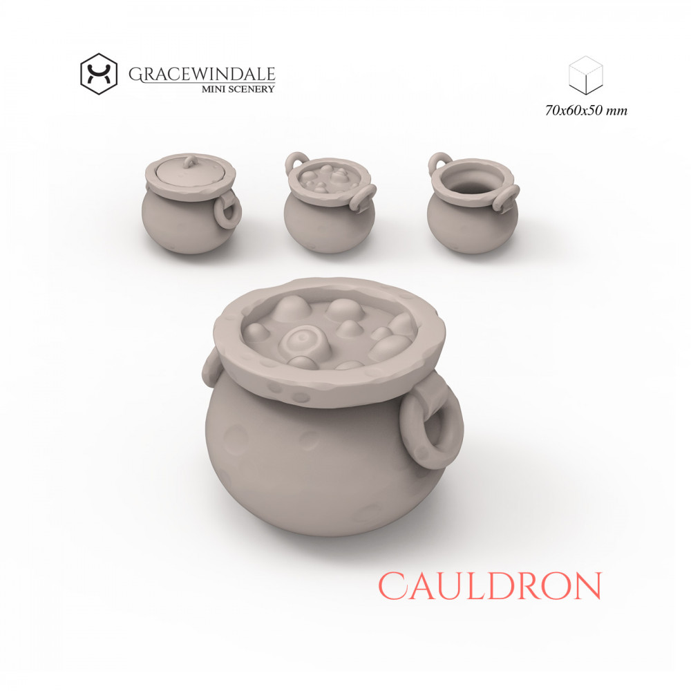 Cauldron Spice Jar by Gracewindale | Download free STL model ...