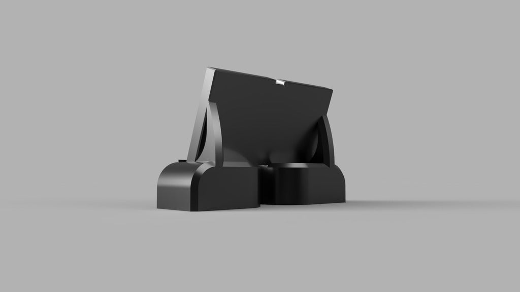 Horizontal Phone Stand with Qi charging by MakerViking | Download free ...