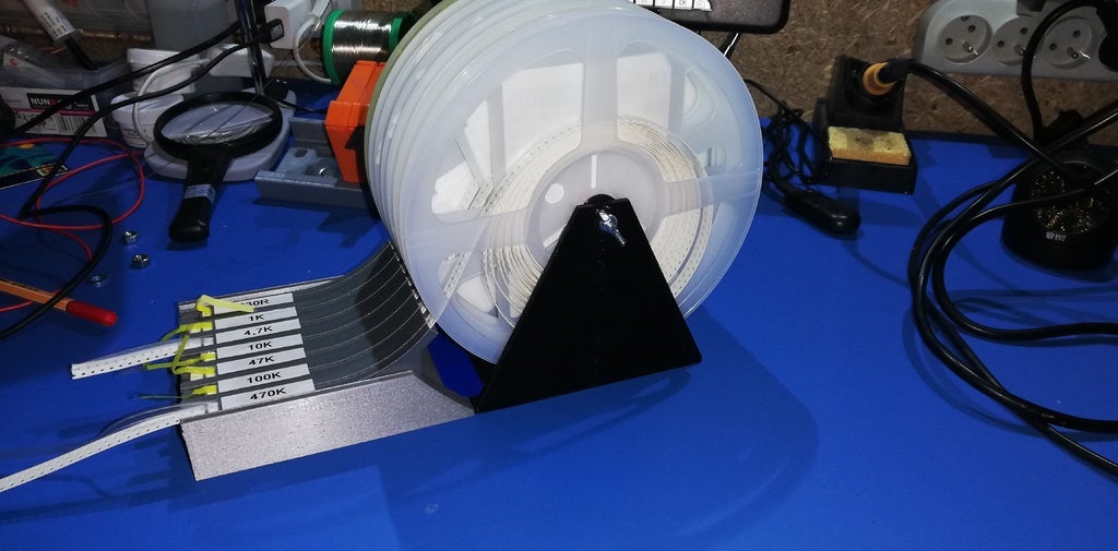 SMD Reel holder with dispenser by NightSky | Download free STL model ...