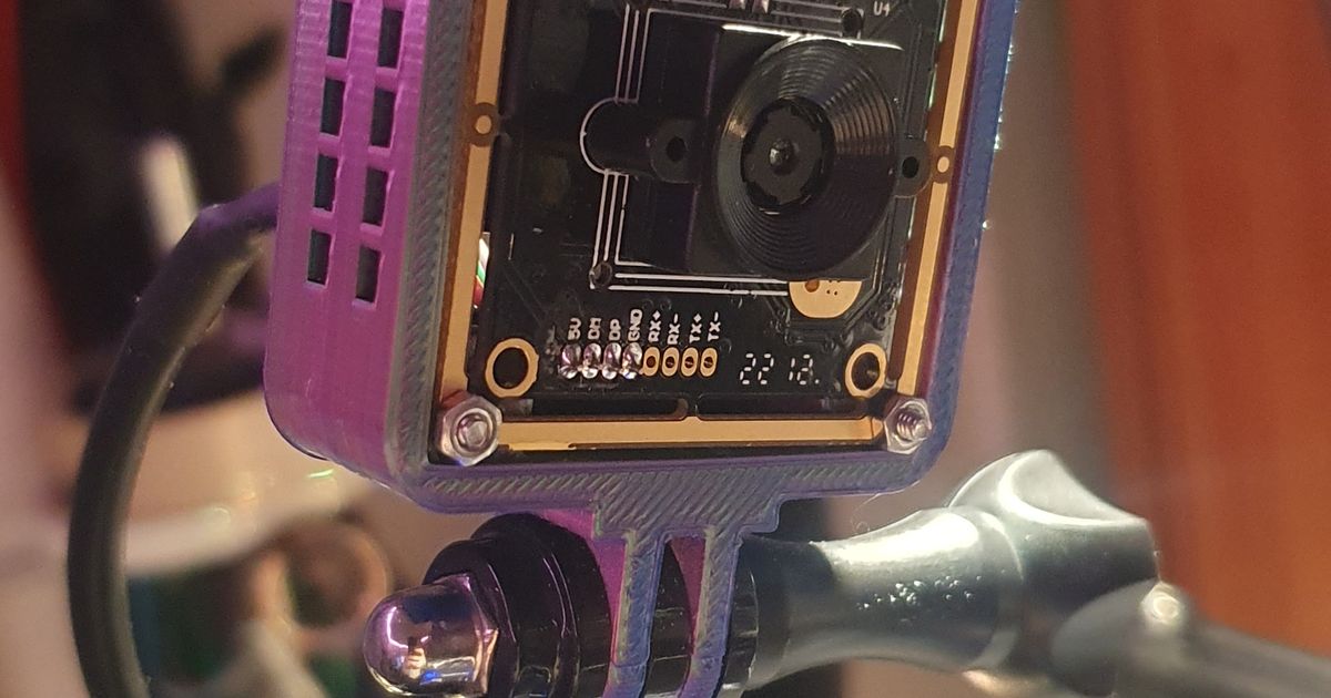 ARDUCAM 8K GOPRO MOUNT by Thefrankenator | Download free STL model ...