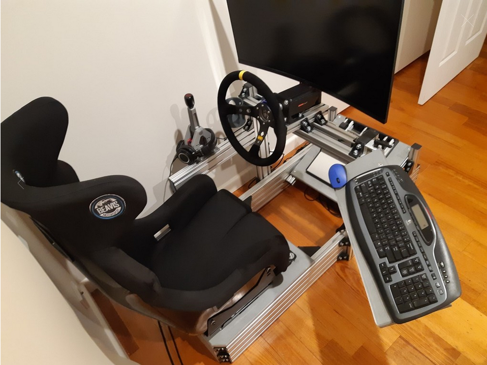 8020 Profile Sim Rig Cup Holder by BeavisMotorsport | Download free STL ...