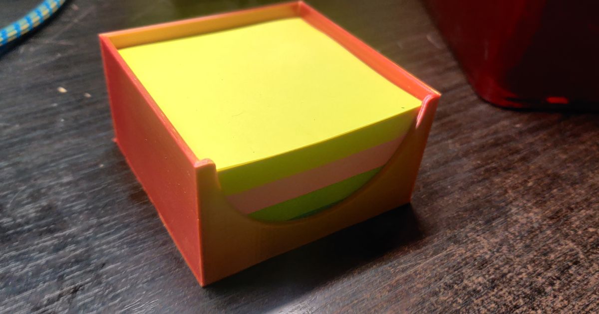 box for Post-it by Les impressions D'ega | Download free STL model ...