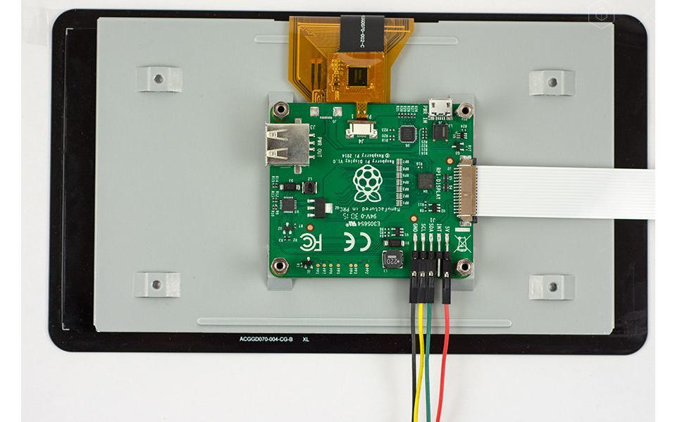 Raspberry Pi 7inch Screen Mount by BeavisMotorsport | Download free STL ...