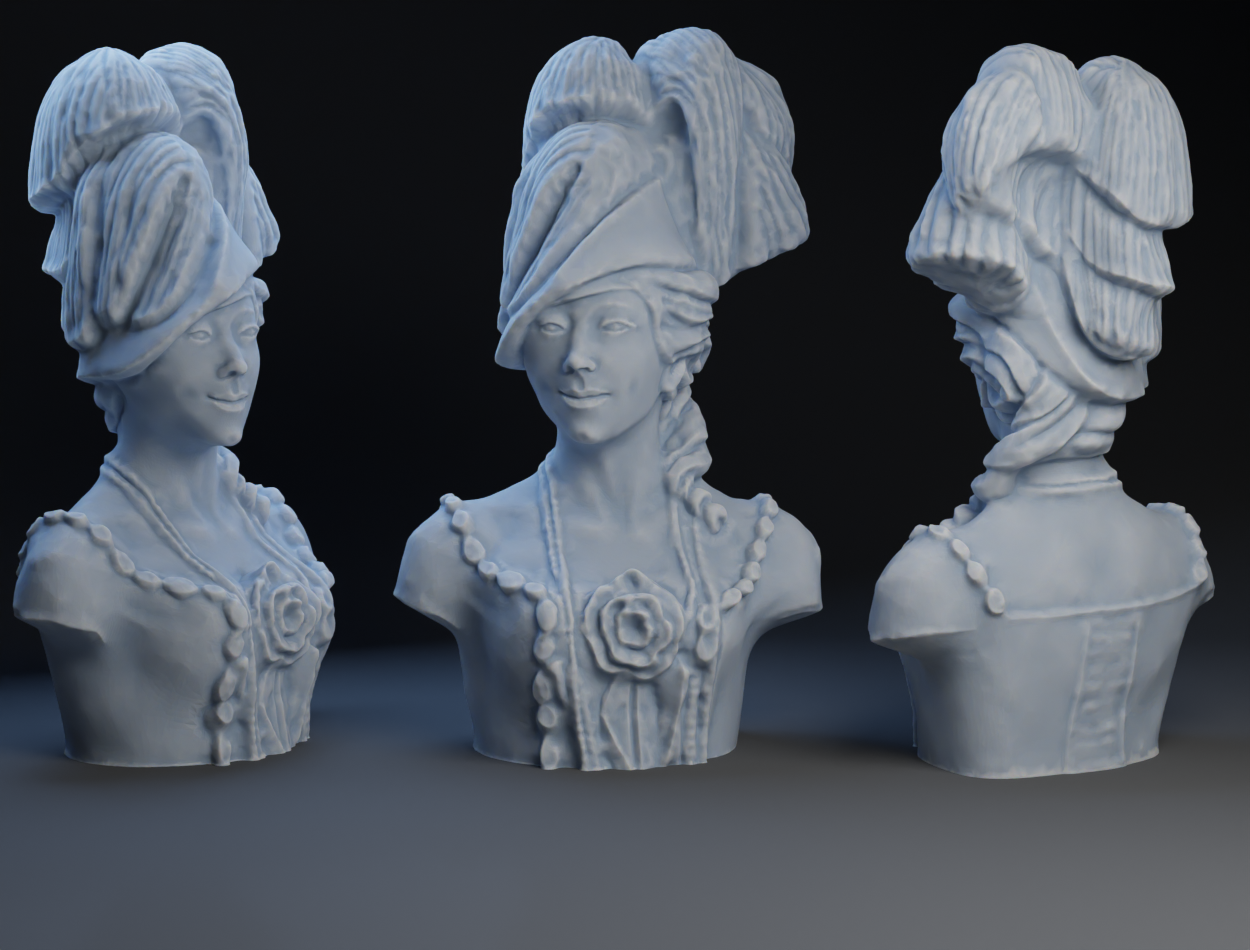 Lady with Wry Smile by Peter Farell | Download free STL model ...