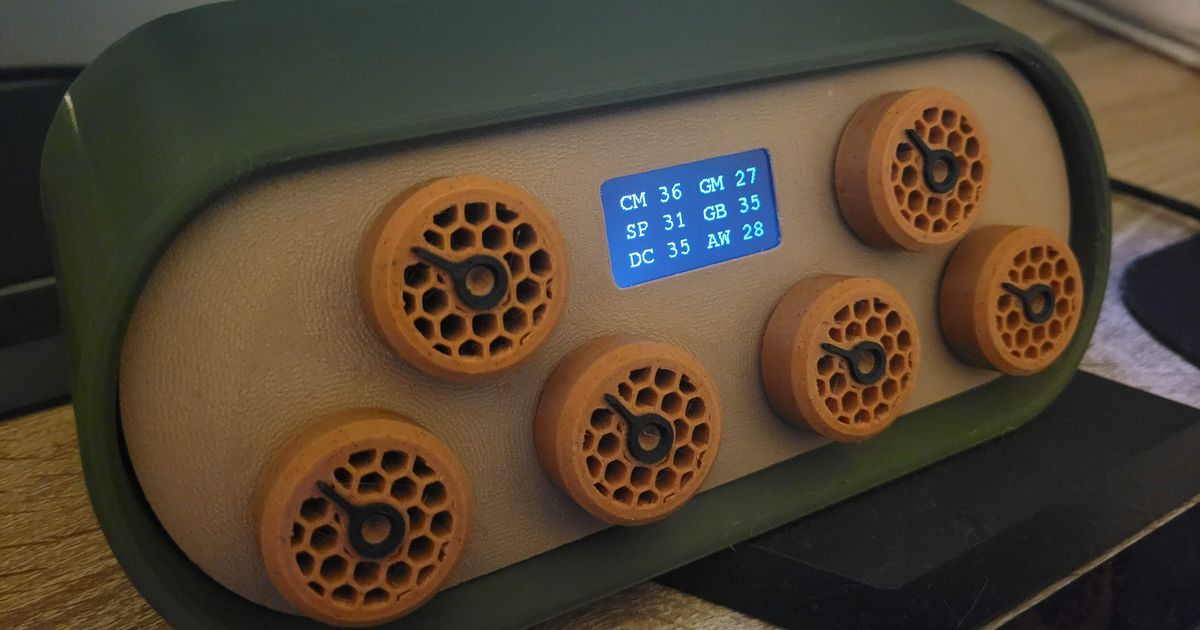 Deej Knobs and Enclosure by DaCeeej | Download free STL model ...