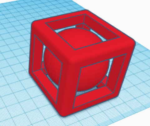 50mm Caged Sphere by Marlin | Download free STL model | Printables.com