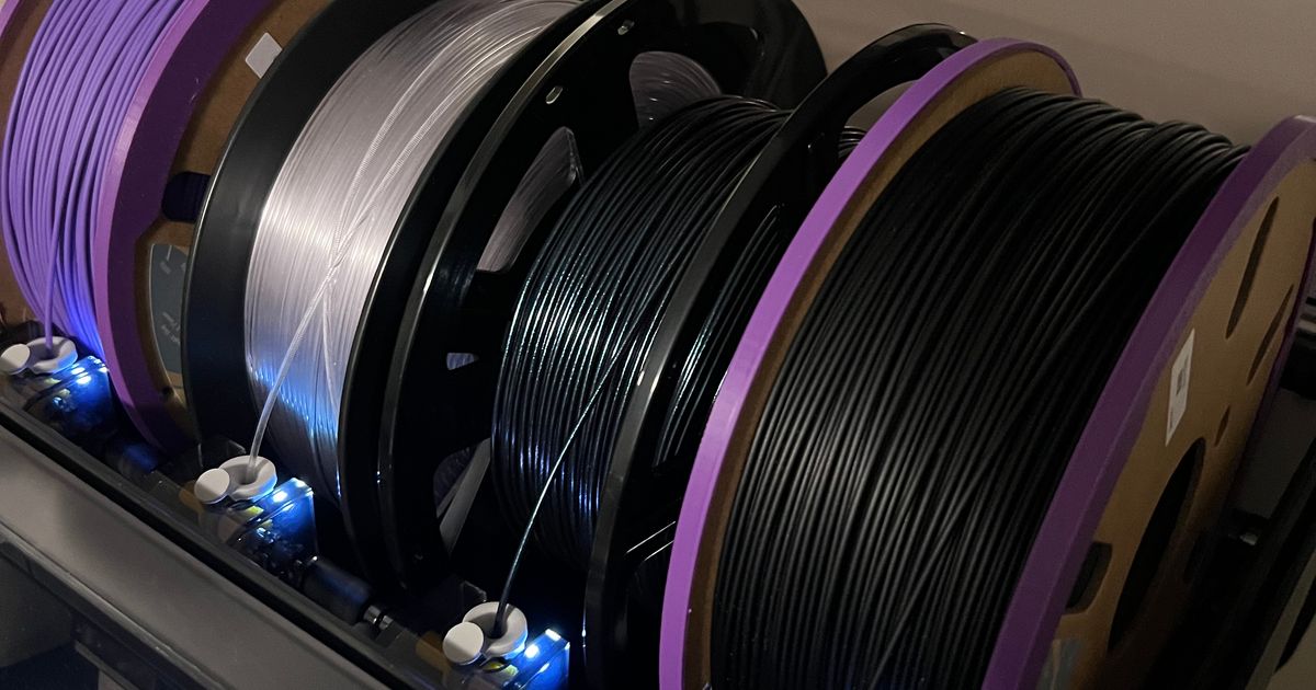 AMS Rim for Duramic cardboard spools by Brinstead | Download free STL model | Printables.com