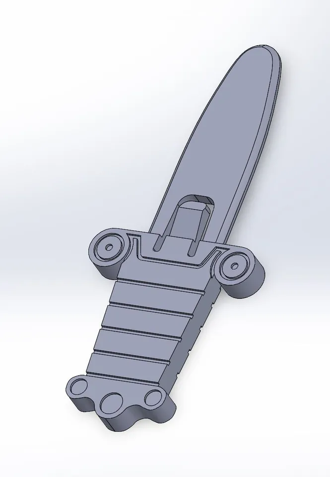 Pop Up Pirate Sword Replacement by cursgroff | Download free STL model ...