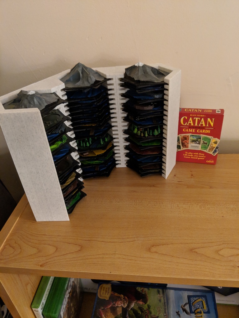 Settlers of Catan with player sets and storage by Alexis The Eel ...