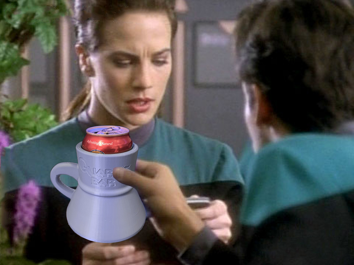 Quark's Bark Raktajino Mug (Can Holder) by DonaldSayers | Download free ...