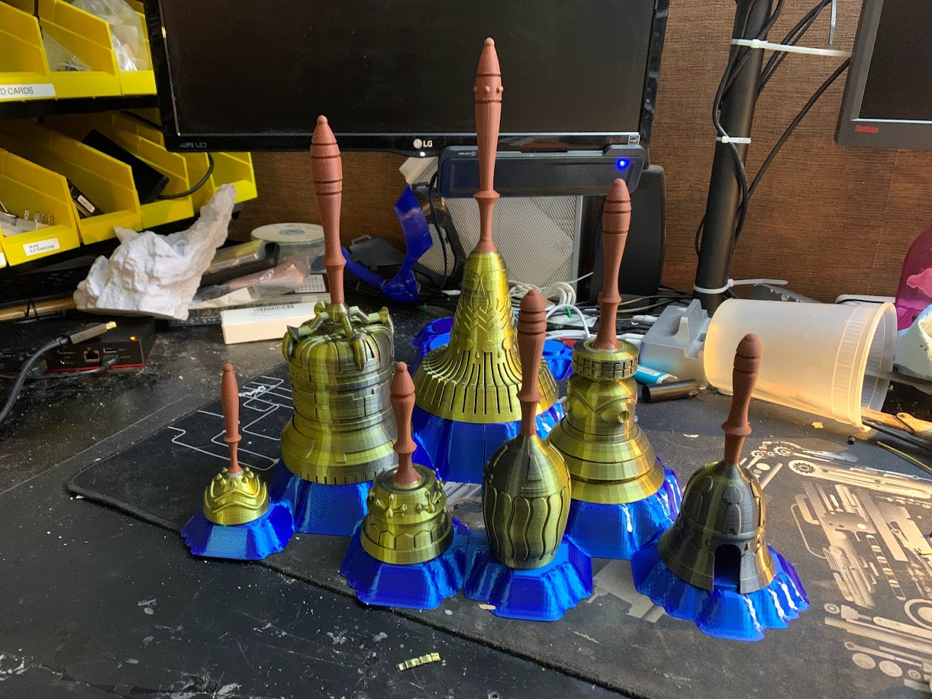 Necromancer bells - handles and stand by Sc1re | Download free STL ...