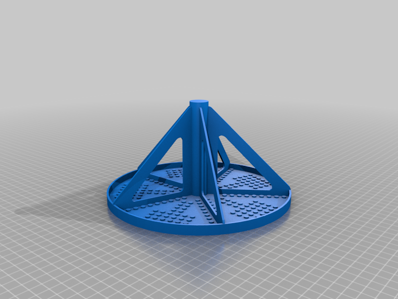 Lego Brickheadz Rotating Display by WardHill3DP | Download free STL ...