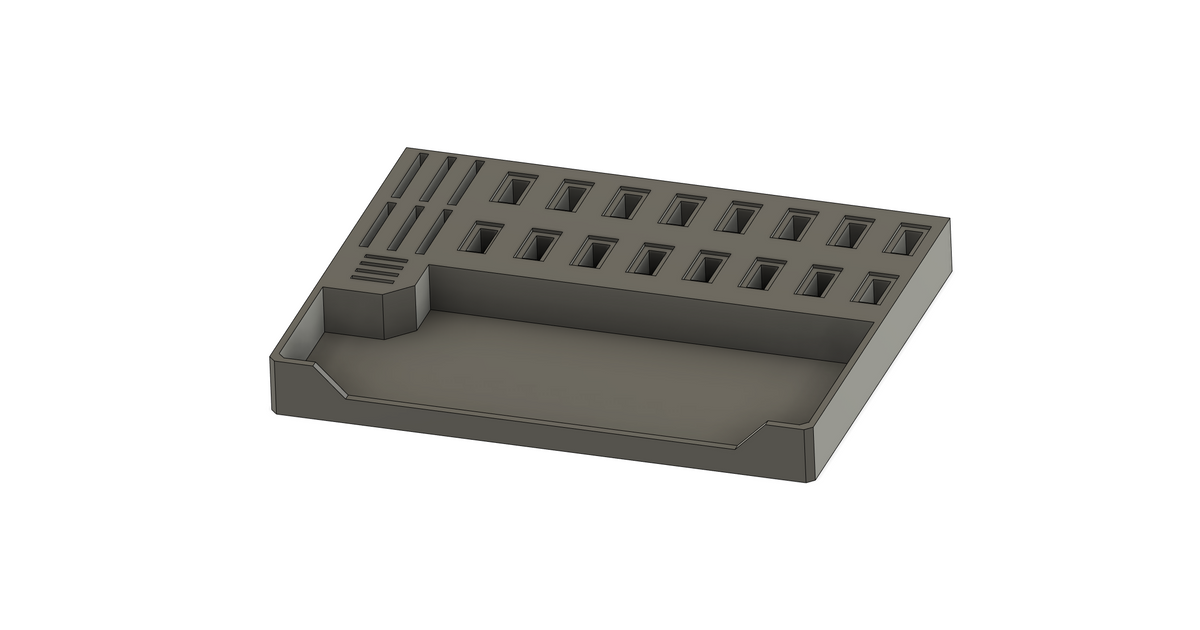 Electronic Devices Tray by AgentAY | Download free STL model ...