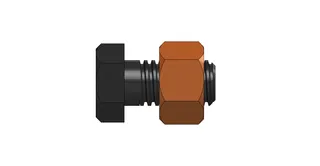 2-way bolt and nut by Benjals | Download free STL model | Printables.com
