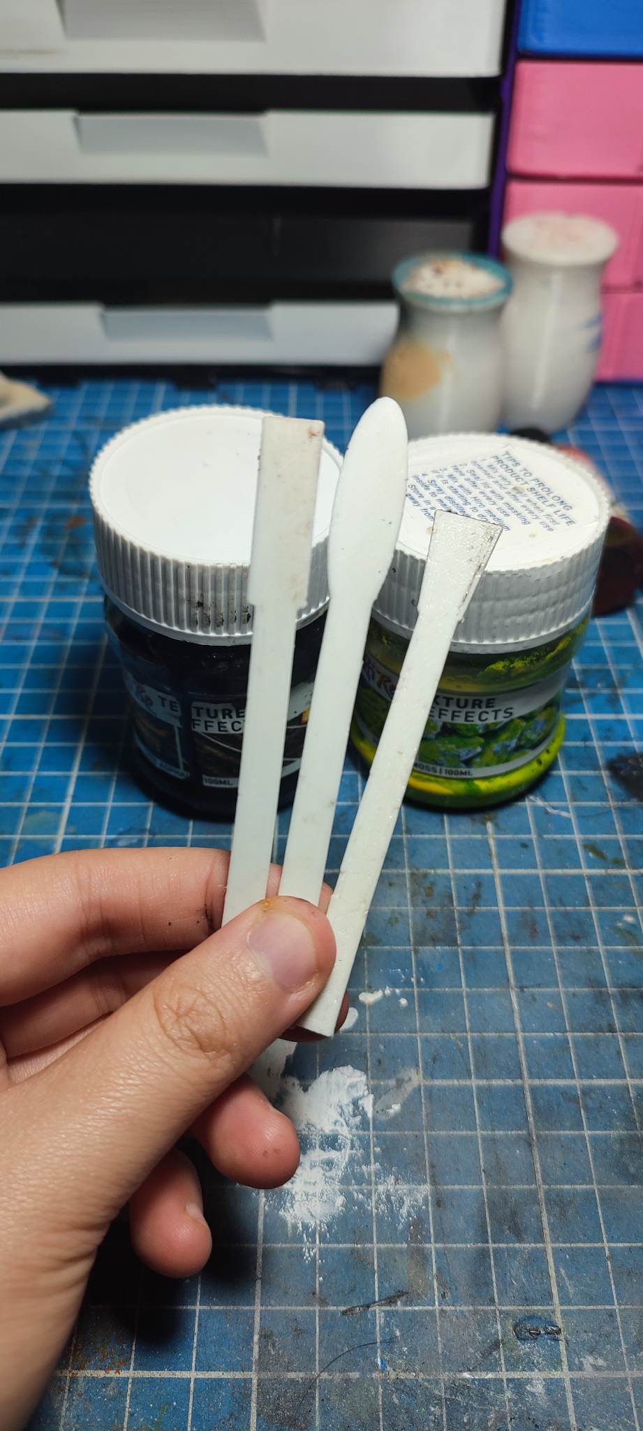 Texture Paints Spoon | Laddle | Spreader by Kaizen Minis | Download ...