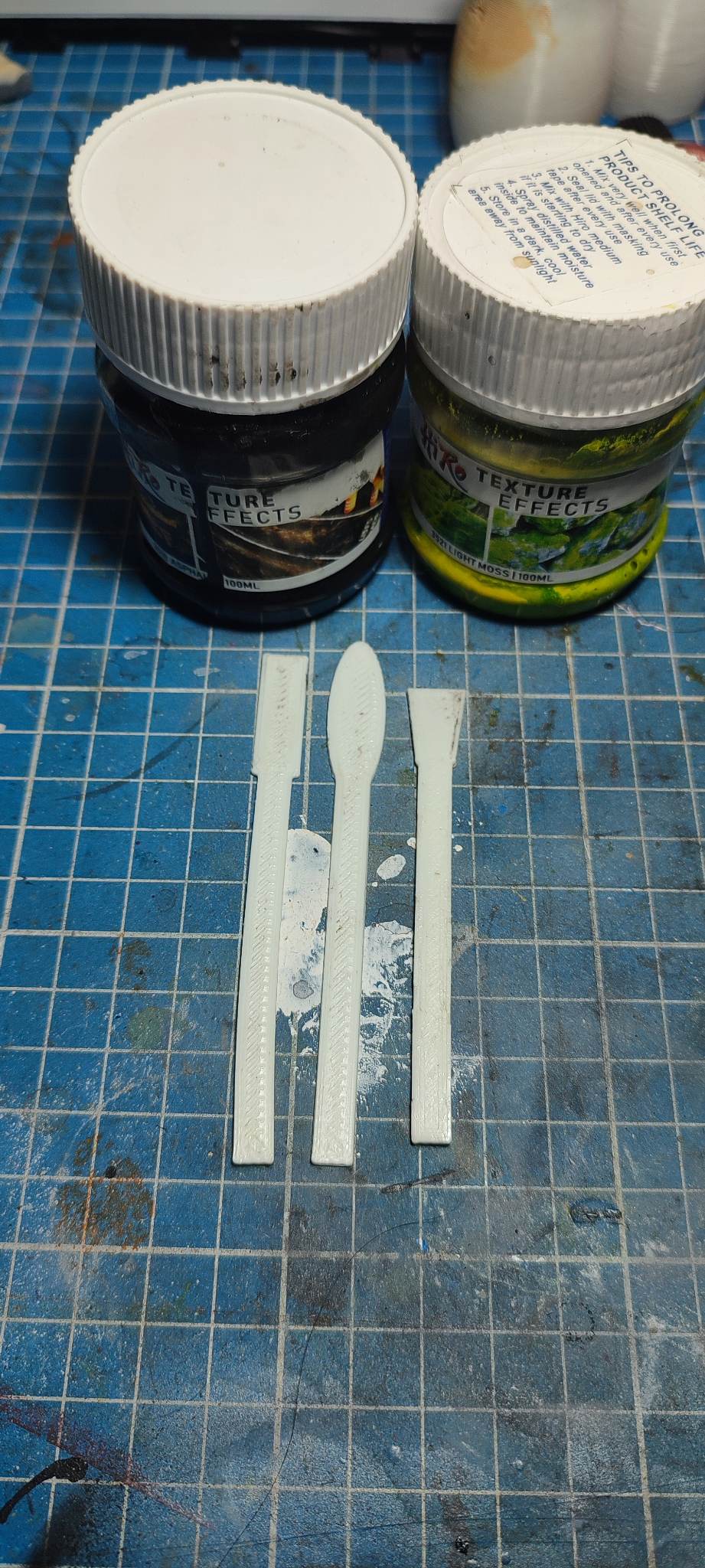 Texture Paints Spoon | Laddle | Spreader by Kaizen Minis | Download ...