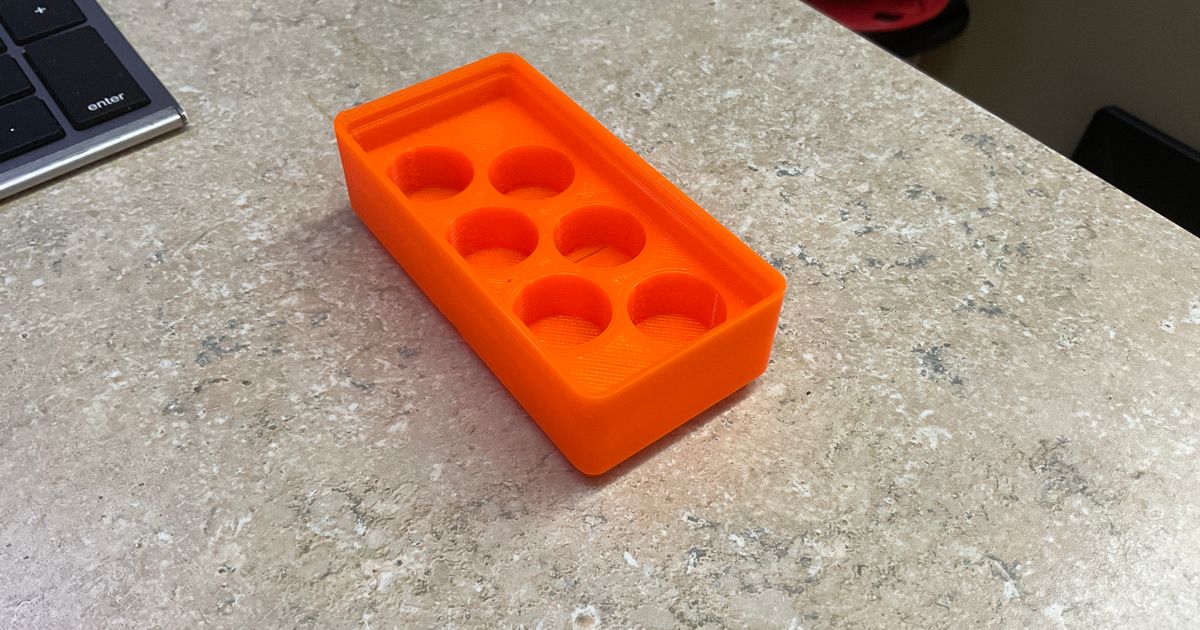 Gridfinity CR-123A (1x2, short and tall) by TechnoVardo | Download free ...