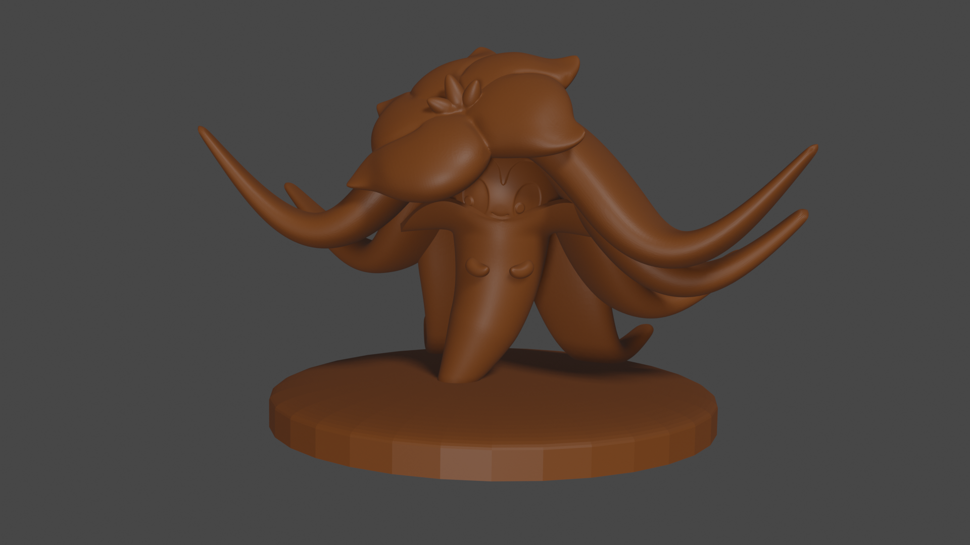 Pokemon inspired, Gossifleur, Tabletop DnD miniature by ...