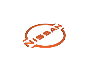 Nissan logo coaster by Misoun | Download free STL model | Printables.com