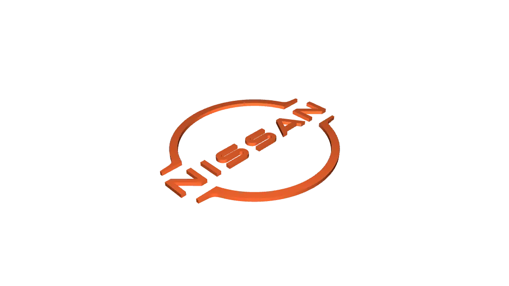 Nissan logo coaster by Misoun | Download free STL model | Printables.com