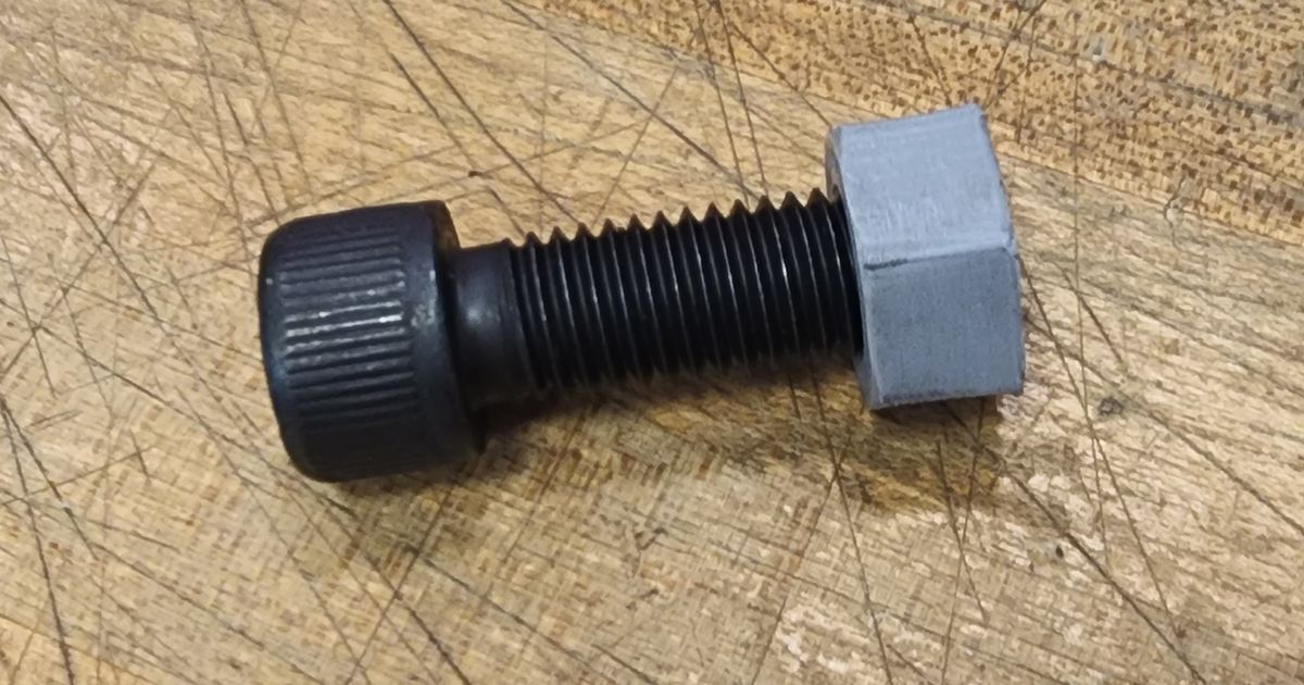 M12 nut by John Carter | Download free STL model | Printables.com