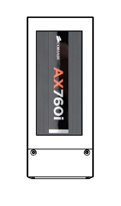 Rám pro zdroj ATX Corsair AX760i by Nevi | Download free STL model ...