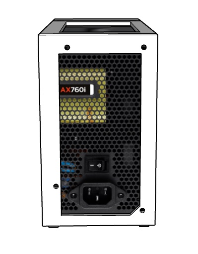 Rám pro zdroj ATX Corsair AX760i by Nevi | Download free STL model ...
