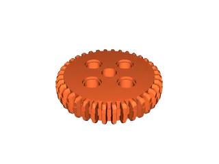Lego Gear 36 Tooth Double Bevel Idler by Filip | Download free STL ...