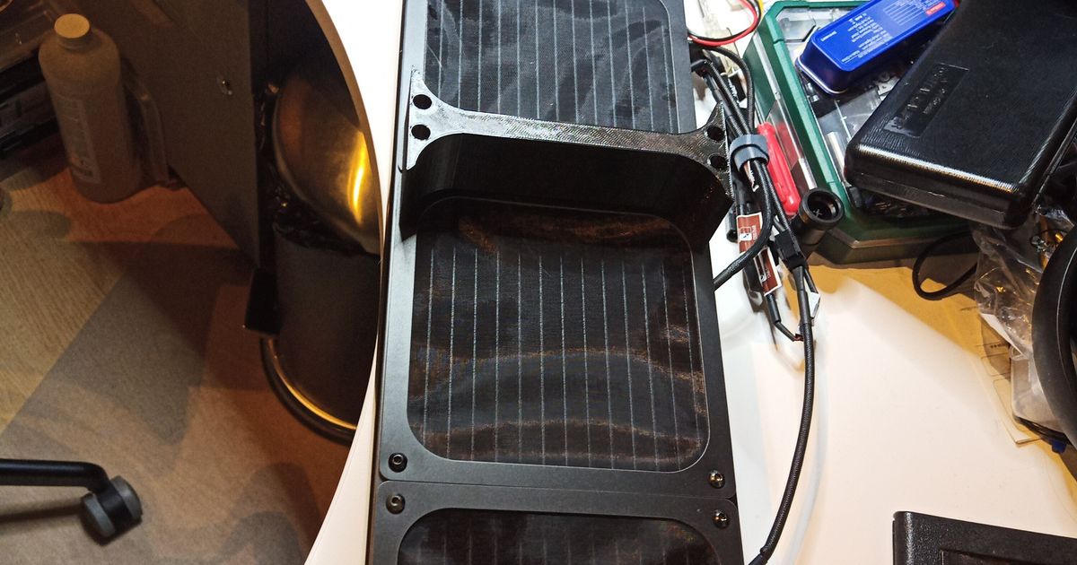 Radiator legs for Alphacool radiators by aard | Download free STL model ...