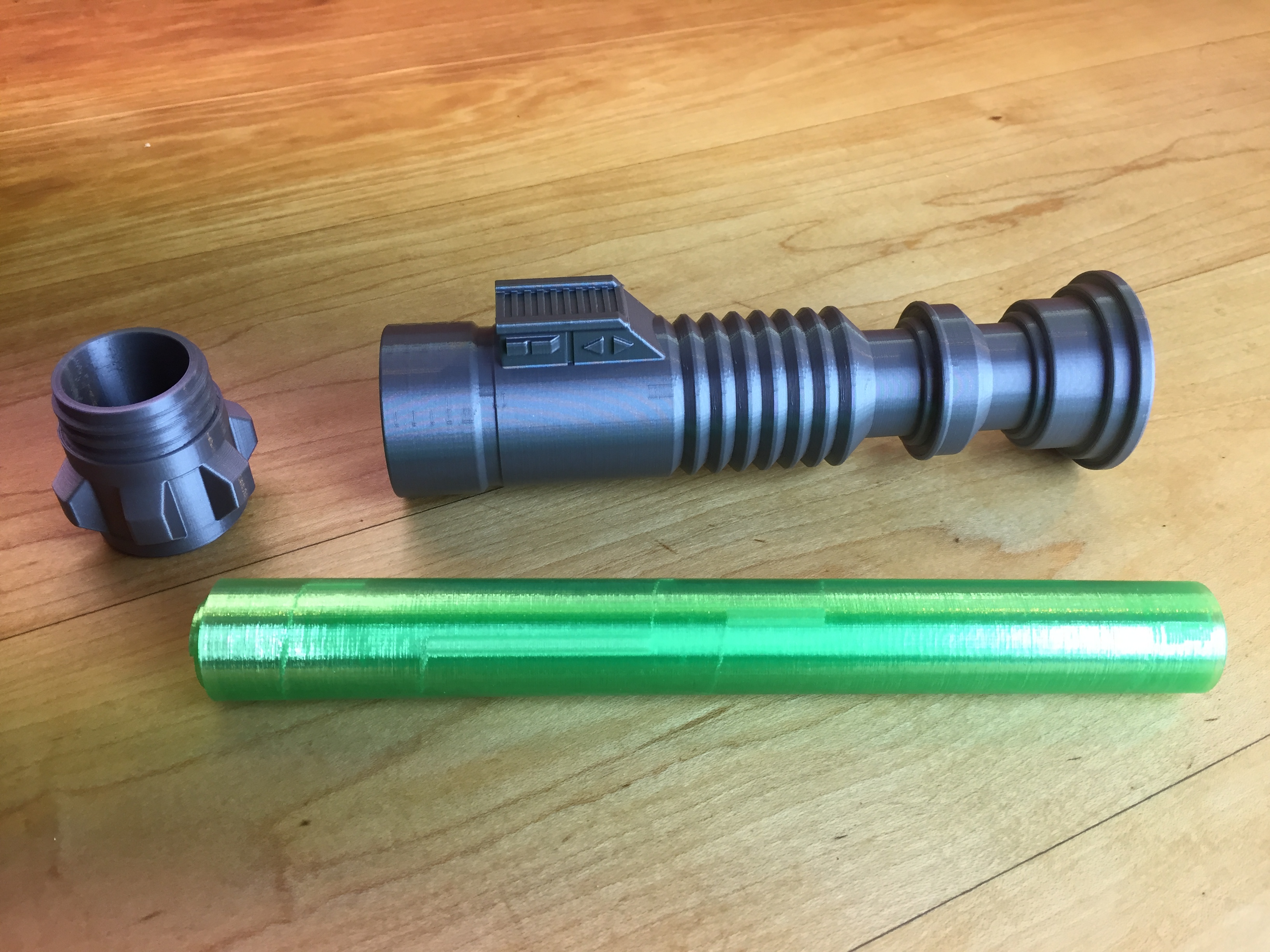 Collapsing Lightsaber (Removable Blade) by 3D Printing World | Download ...