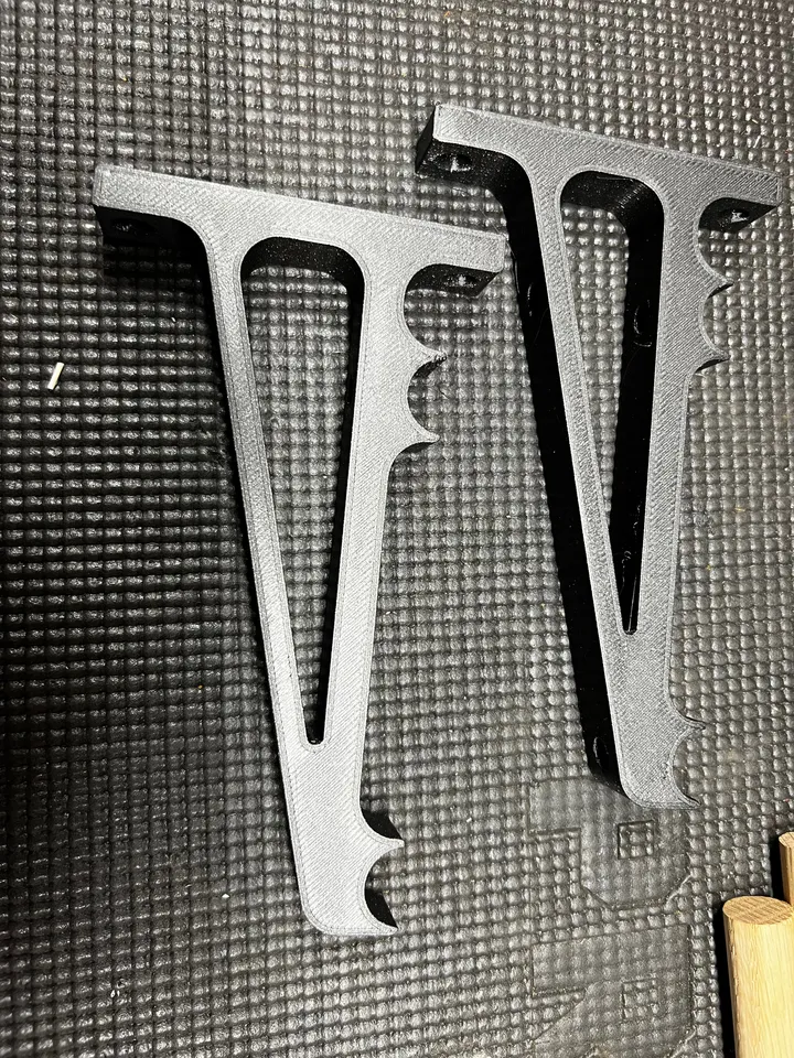 Filament shelf bracket for 3/4 inch dowel by EngMike | Download free ...