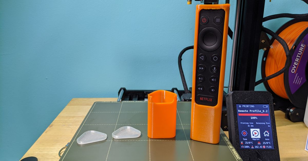 Shield TV Remote Sleeve by Slumlorde | Download free STL model ...