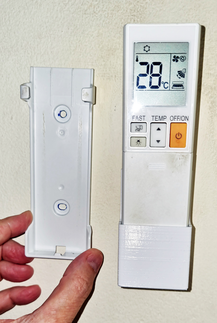 AC/Heat Pump Remote Control Wallmount by tsbrownie | Download free STL ...