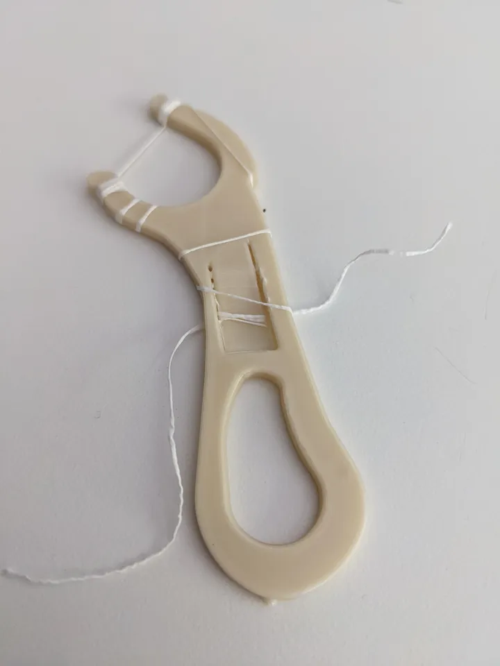 Optimized dental floss holder by Laetiporus | Download free STL model ...