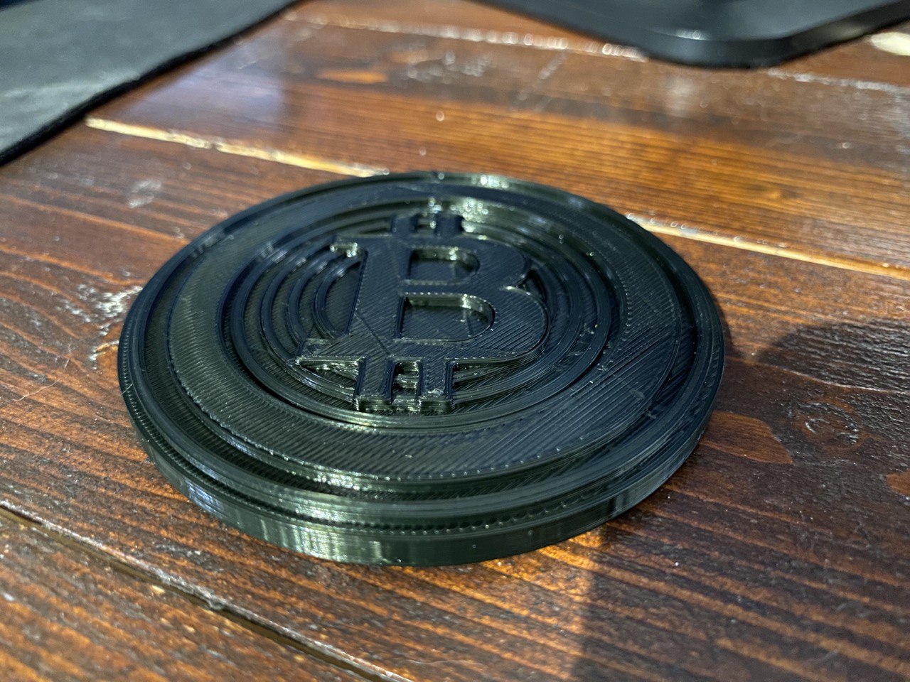BITCOIN coaster by MikeD | Download free STL model | Printables.com