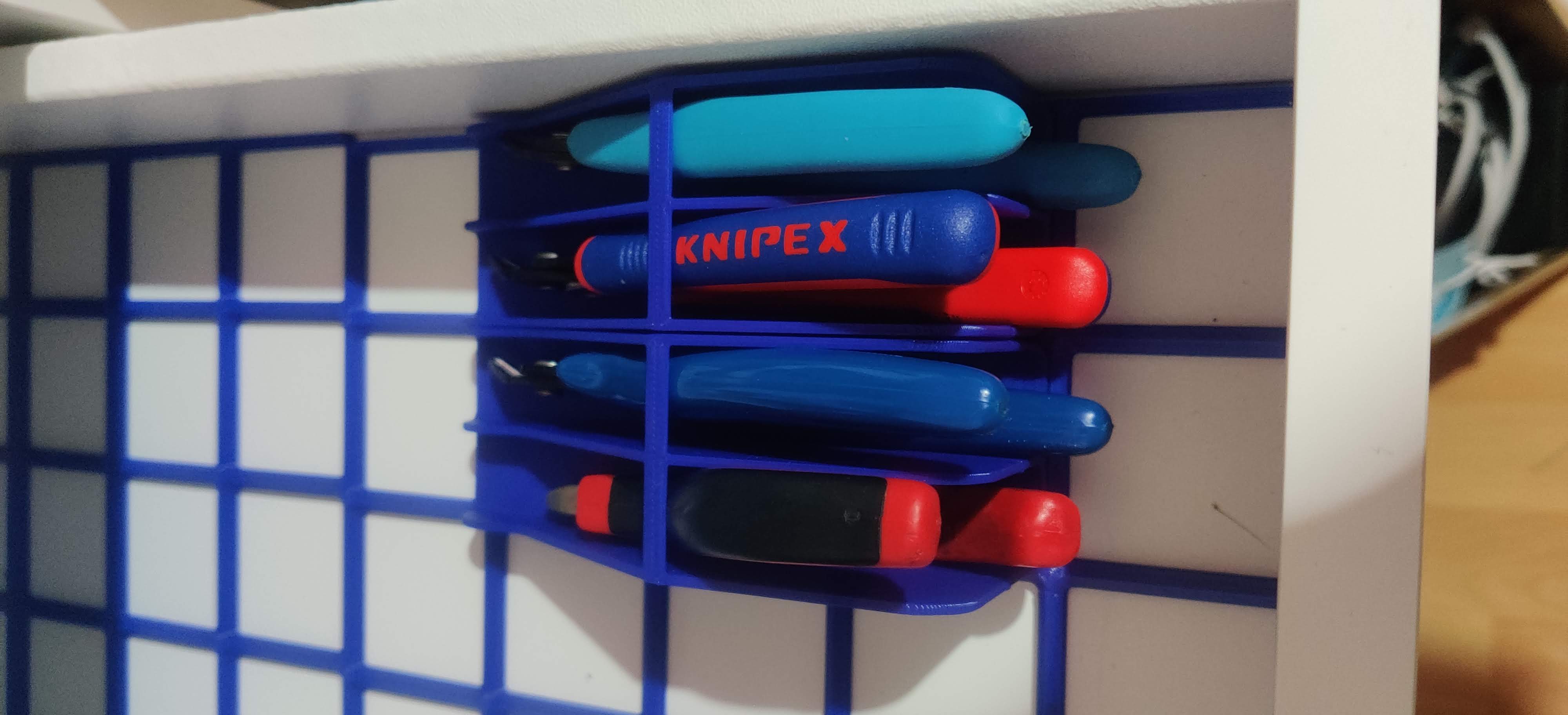 Gridfinity Stripper pliers rack fit for drawers by wizhack | Download free STL model ...