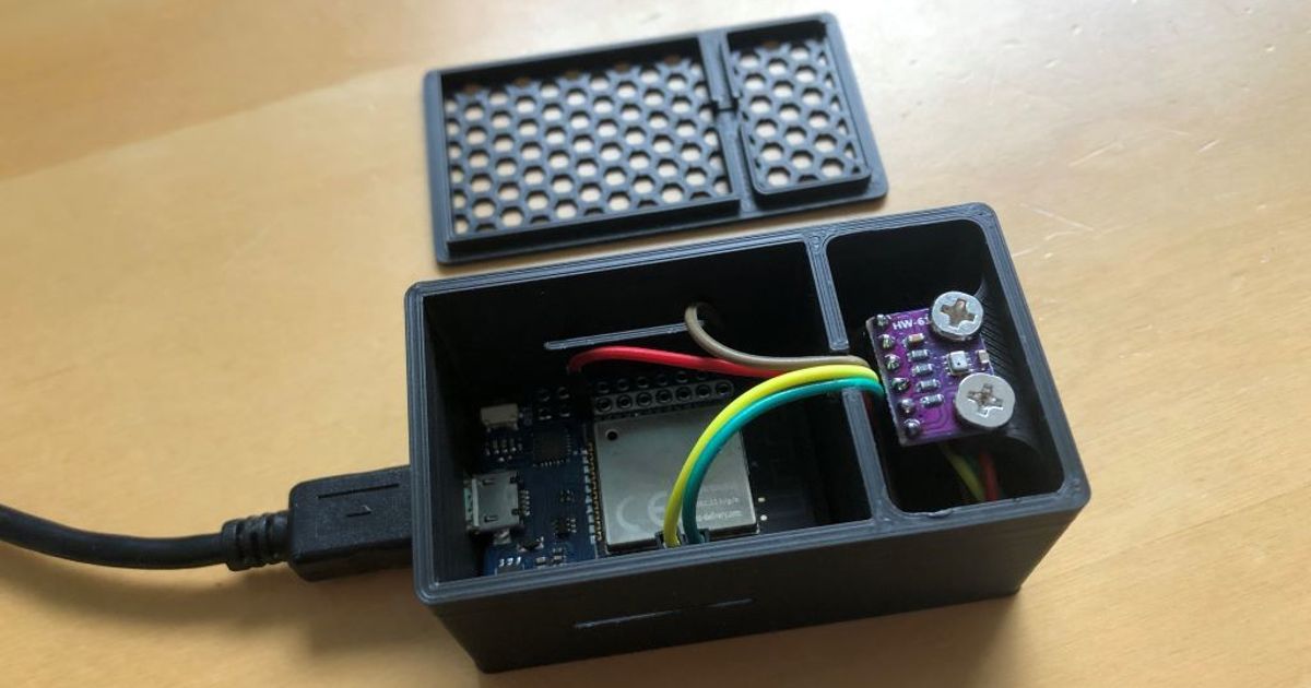 Esp32 Wemos D1 Case With Bmp280 Sensor Mount By Fuweissinger Download Free Stl Model 