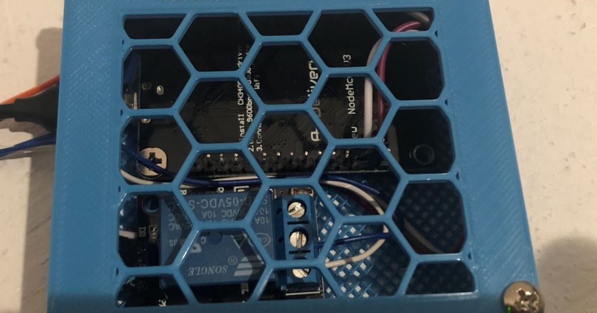 Esp8266 Nodemcu V3 With Relais By Fuweissinger Download Free Stl