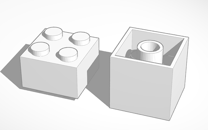 1 way lego brick (open and closed) by WoodMan_1 | Download free STL ...