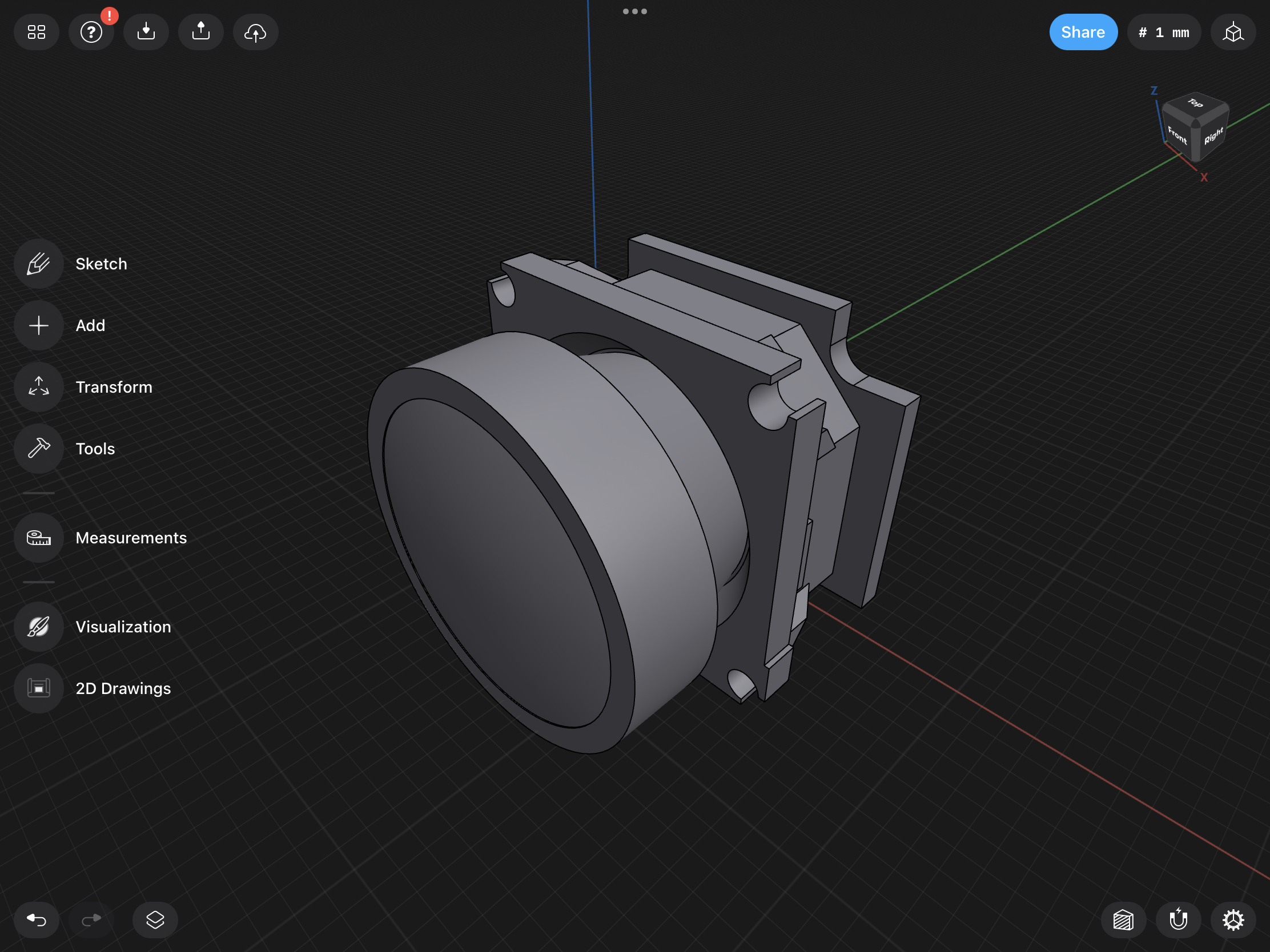 DJI O3 Camera naked reference model by Filip Radelic | Download free ...