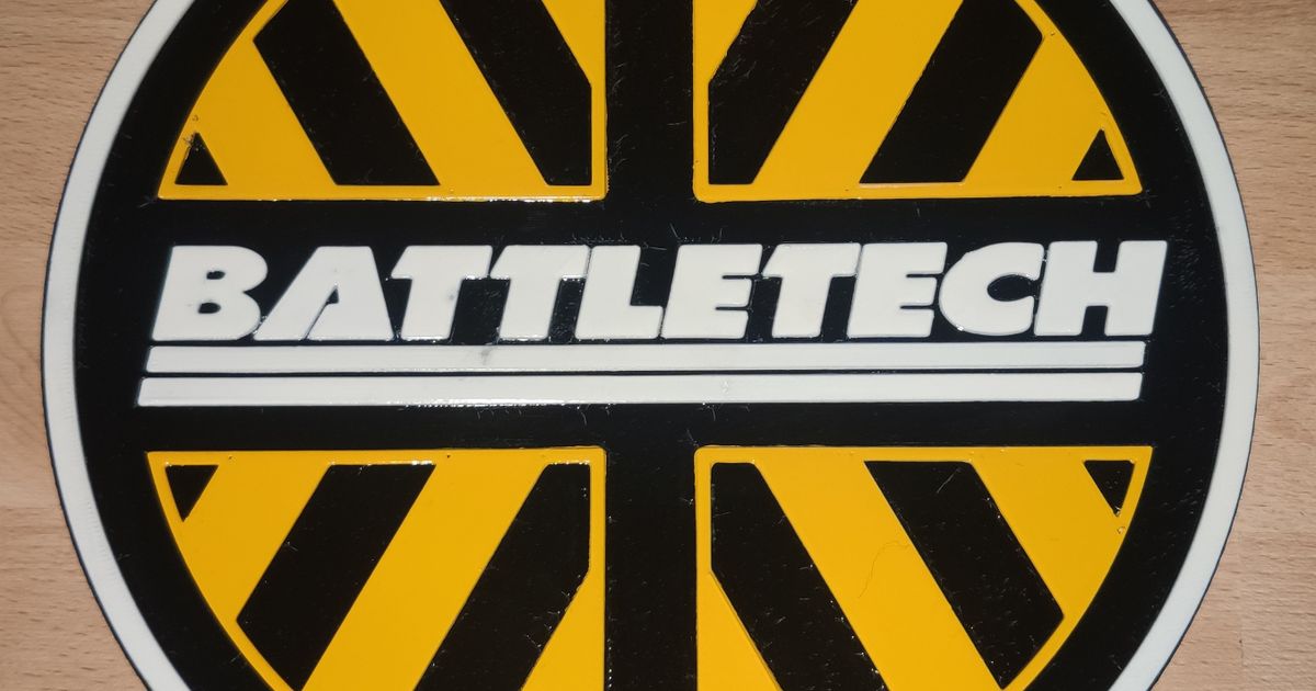 Good old Times Battletech Logo by Robin_Pe | Download free STL model ...